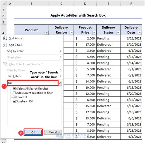 Excel Autofilter A Complete Guide Exceldemy