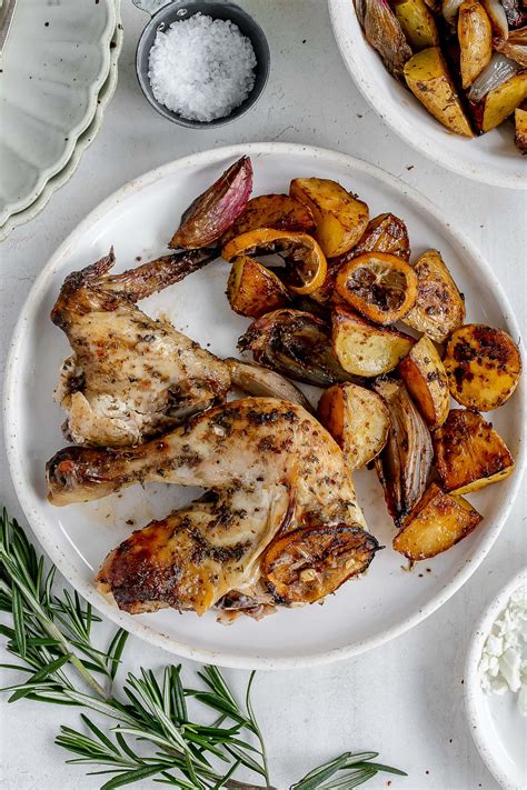 Greek Roast Chicken Sheet Pan Dinner
