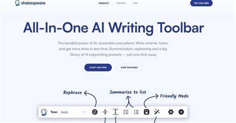 Shakespeare Ai Toolbar Ai Powered Toolbar For Seamless Writing