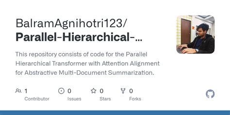 Github Balramagnihotri123parallel Hierarchical Transformer For Abstractive Multi Document