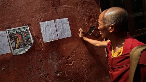 Tibetan Monk Sets Himself On Fire In China Abc News