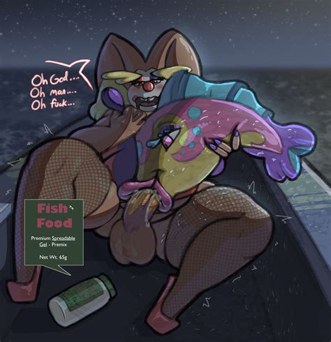 Rule 34 Ambiguous Gender Anthro Balls Bruxish Clothing Clown Duo English Text Eyeshadow