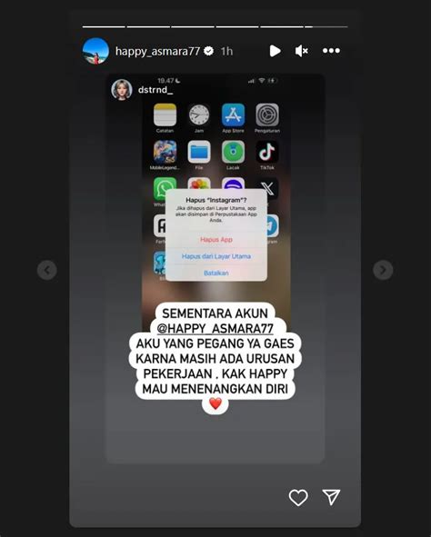 Alasan Happy Asmara Pamit dari Media Sosial, Mendadak Buat Pengumuman, Malah Dihujat Netizen ...