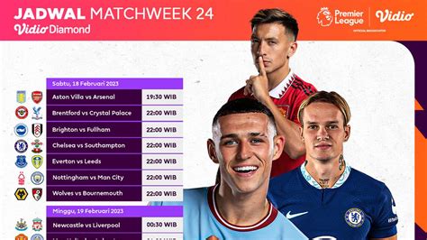 Jadwal Live Streaming Liga Inggris 20222023 Matchweek 24 Di Vidio 18