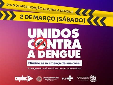 Espírito Santo é referência para ações do Dia D contra dengue neste sábado 02 SiteBarra