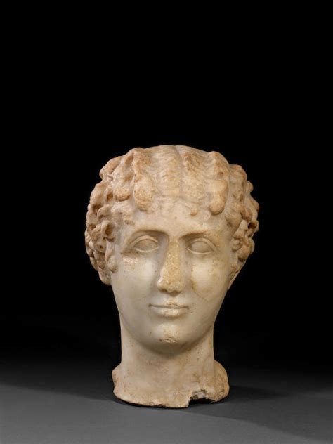 Bonhams A Roman Marble Portrait Head Of A Woman