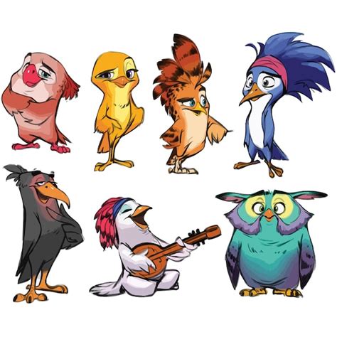 Premium Vector Cute Bird Characters