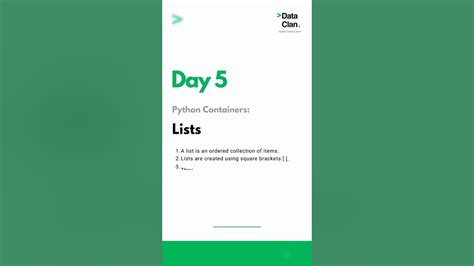 mastering python lists data science simplified coding programming