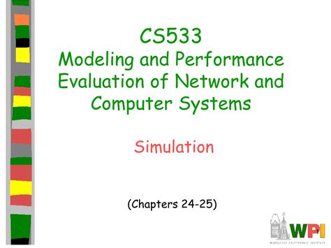 Ppt Cs533 Modeling And Performance Evaluation Of Network And Computer