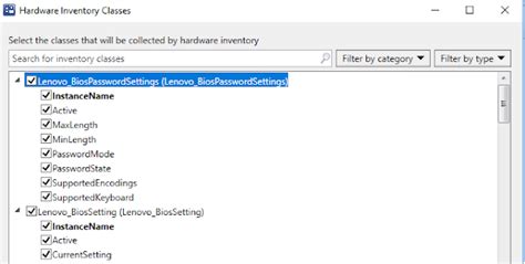Reporting Bios Password States On Think Products With Configmgr