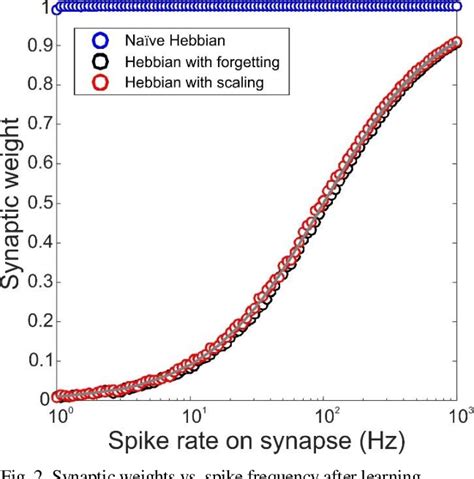 Figure 2 From Synaptic Scaling As An Essential Component Of Hebbian