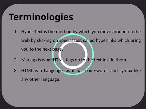 Module 1 1 Hypertext Markup Language Pptx