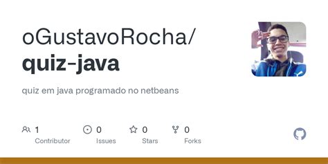 Github Ogustavorocha Quiz Java Quiz Em Java Programado No Netbeans