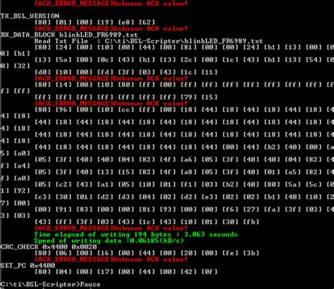 msp430fr5969 programming error msp low power microcontroller forum