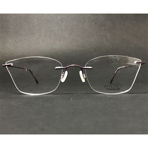 Airlock Eyeglasses Frames Seven Sixty 215 505 Purple Gem