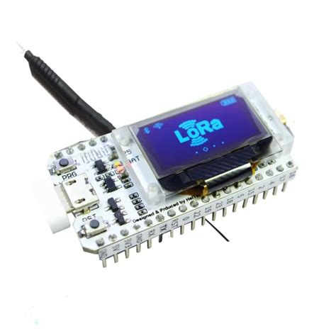 863mhz 928mhz Esp32 Sx1262 Lora 0 96 Inch Blue Oled Display Bluetooth Wifi Lora Kit 32 Module