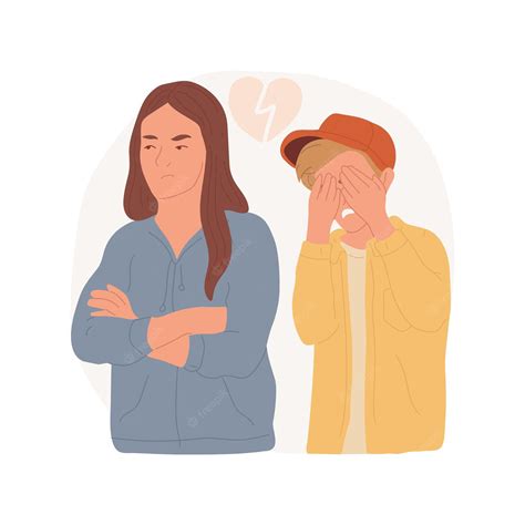 격리 된 만화 벡터 일러스트 레이 션 헤어 프리미엄 벡터