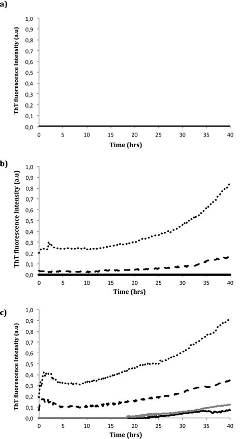 Kinetics Of Formation Of Erα17p Amyloid Fibrils By Tht Fluorescence Download Scientific Diagram