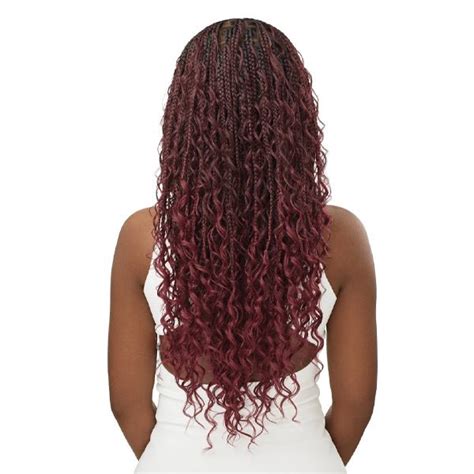 Outre Synthetic 100 Fully Hand Tied Whole Lace Wig Boho Box Braids