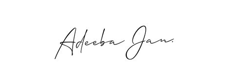89 Adeeba Jan Name Signature Style Ideas Creative Esignature