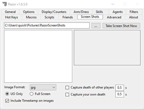 Screen Shots Uo Razor Ultima Online Assistant