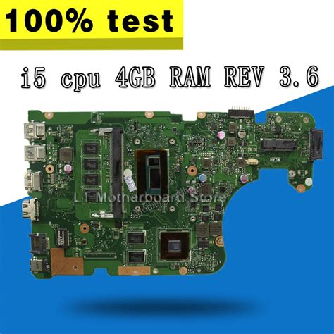 Aliexpress Buy X555LD Motherboard I5 4GB REV 3 6 For ASUS X555LP