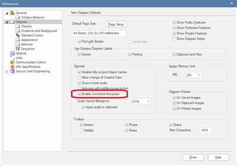 Enterprise Architect How To Enable Connector Line Jumps Stack Overflow