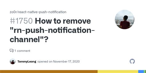 How To Remove Rn Push Notification Channel Issue Zo R React Native Push