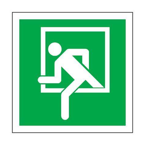 Emergency Window Label Safety Uk