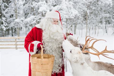 Santa Claus Reindeer Games And Sleigh Rides Visit Finnish Lapland