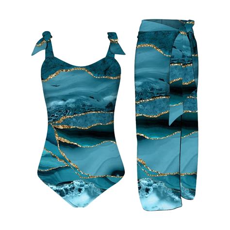 Ehrwe Swimsuit Set For Women 1 Piece 1 Piece Cover Up Two Piece