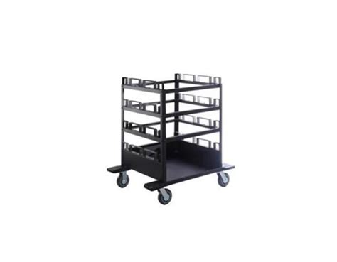 Stanchion Storage Cart Horizontal Storage Cart