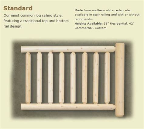 Rocky Top Log Furniture Railing Blog Rustic Log Railing Traditional Styles