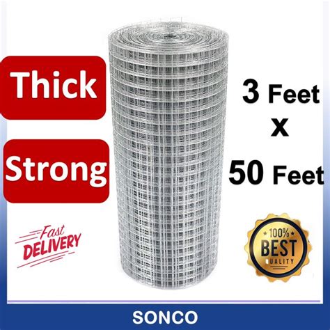 3 X50 Strong Thicker Sonco All Size Galvanized Brc Welded Iron Wire