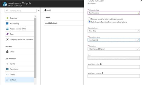 Connection Test Failed When Trying To Add An Azure Function As An