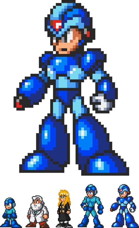 Megaman X Sprite Grid