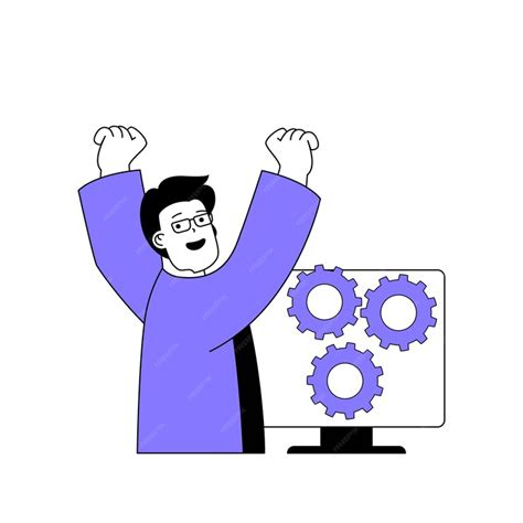 Концепция совместной работы с мультипликационными людьми в плоском