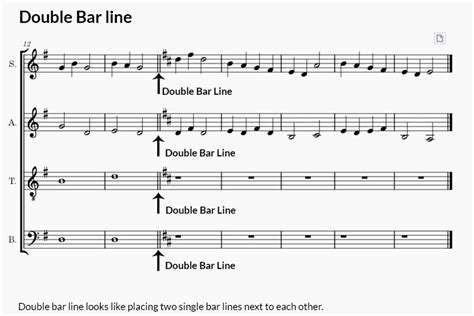 Double Bar Line