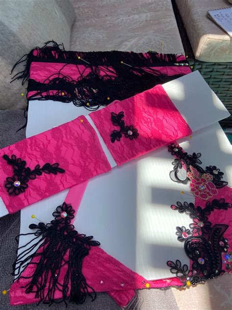 Girls Jazz Costume Sassy Dance Costume Pink Jazz Costume Fringe