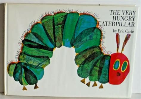 The Very Hungry Caterpillar By Eric Carle Hb Dj 1st Reprint 1972 £216