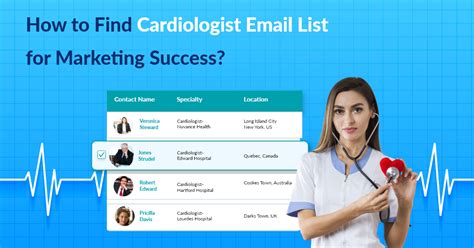 How To Find A Cardiologist Email List For Marketing Success