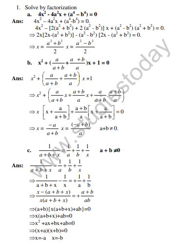 Cbse Class 10 Maths Hots Quadratic Equations