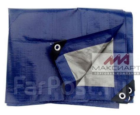 Тент усиленный плотный 220гр 3*4(12кв) с люверсами в МаксиАрт, новый, в ...