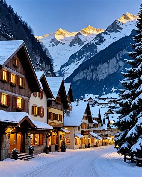 Рождество в Швейцарии в 2025 г Путешествия Красивые места Швейцария