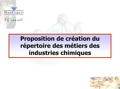 Ppt Proposition De Cr Ation Du R Pertoire Des M Tiers Des Industries