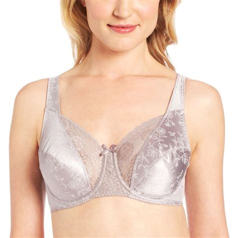 Playtex Womens Secrets Love My Curves Signature Floral Underwire Full Coverage Bra Us4422