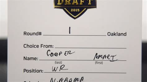 2017 Nfl Mock Draft 20 With Trades Silver And Black Pride