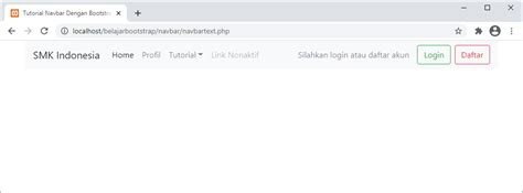 Tutorial Bootstrap Navs Dan Navbar Bootstrap Agussuratna Net