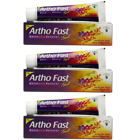 Dee India Herbals Artho Fast Ointment With Natural Ingredients Quick