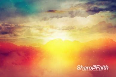 Sharefaith Media Easter Sunrise Worship Motion Background